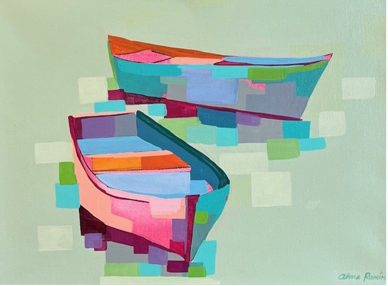 Two Row Boats – Nepenthe Gallery